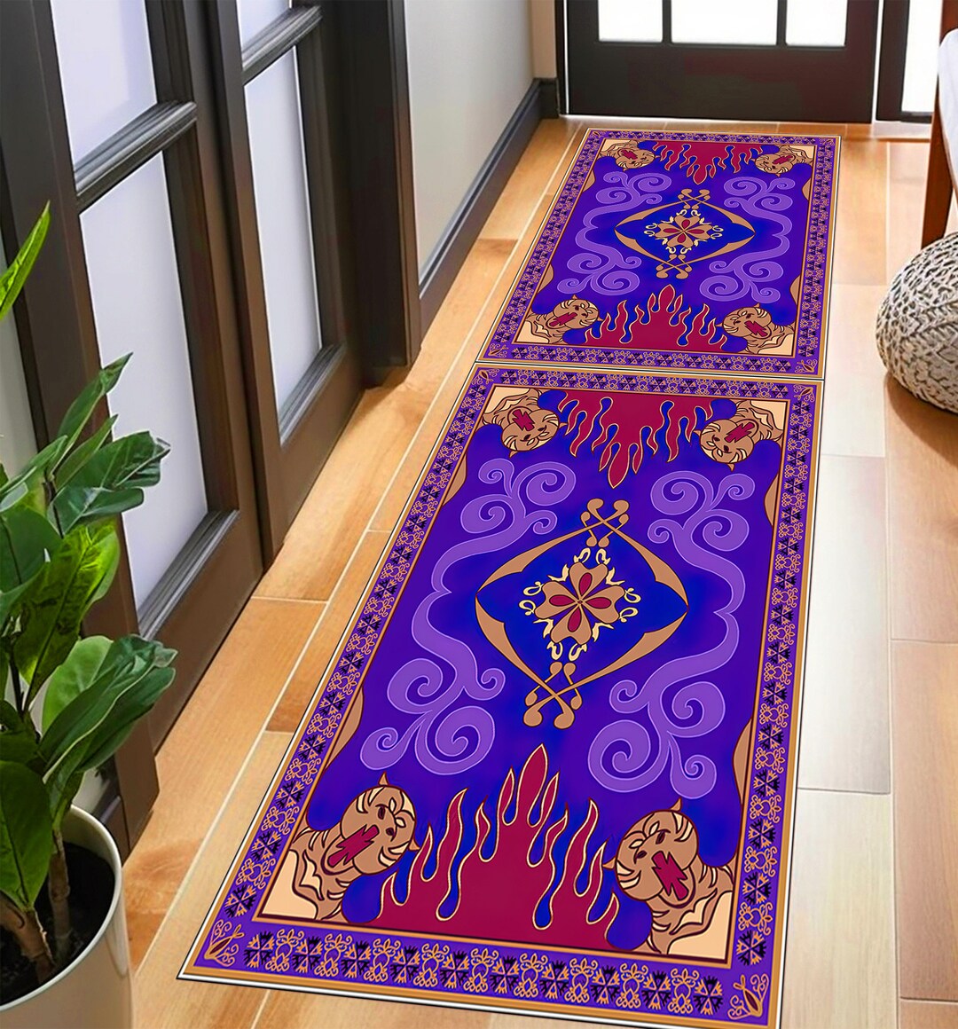 Runner Aladdin's Flying Rug,aladdin Rugs,aladdin Rug,modern Rugs,gift ...