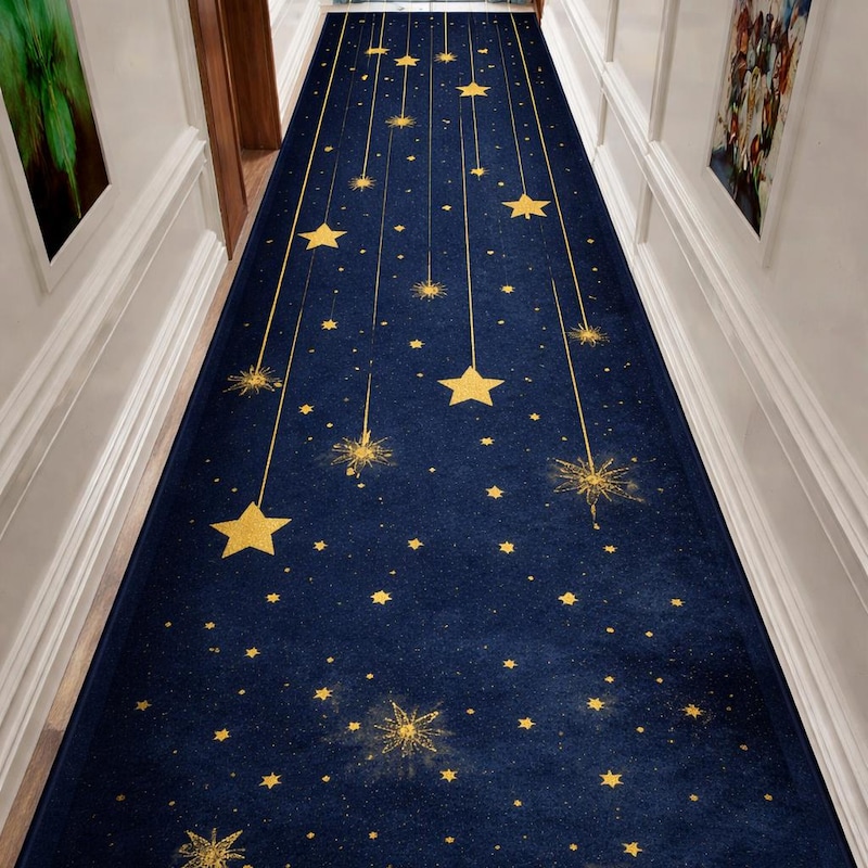 Star Navy Rugs - Etsy