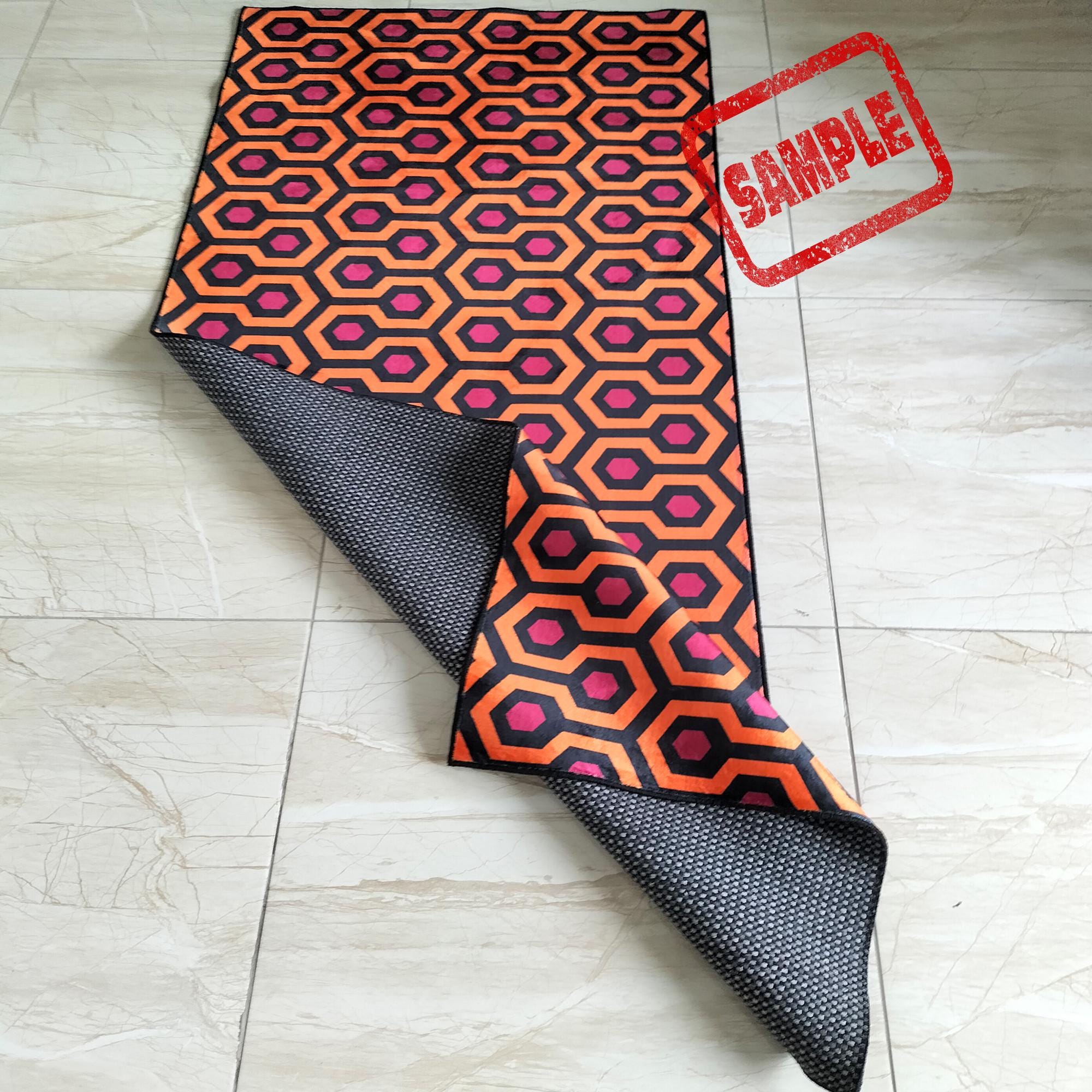 Neon Star Runner Rug: Colorful Galaxy Carpet, Bright Rainbow Space ...