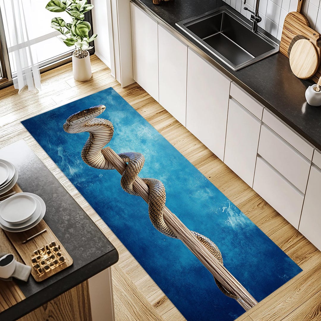 Snake Design Runner,snake Pattern Runner, Snake Rug, Snake Runner ...