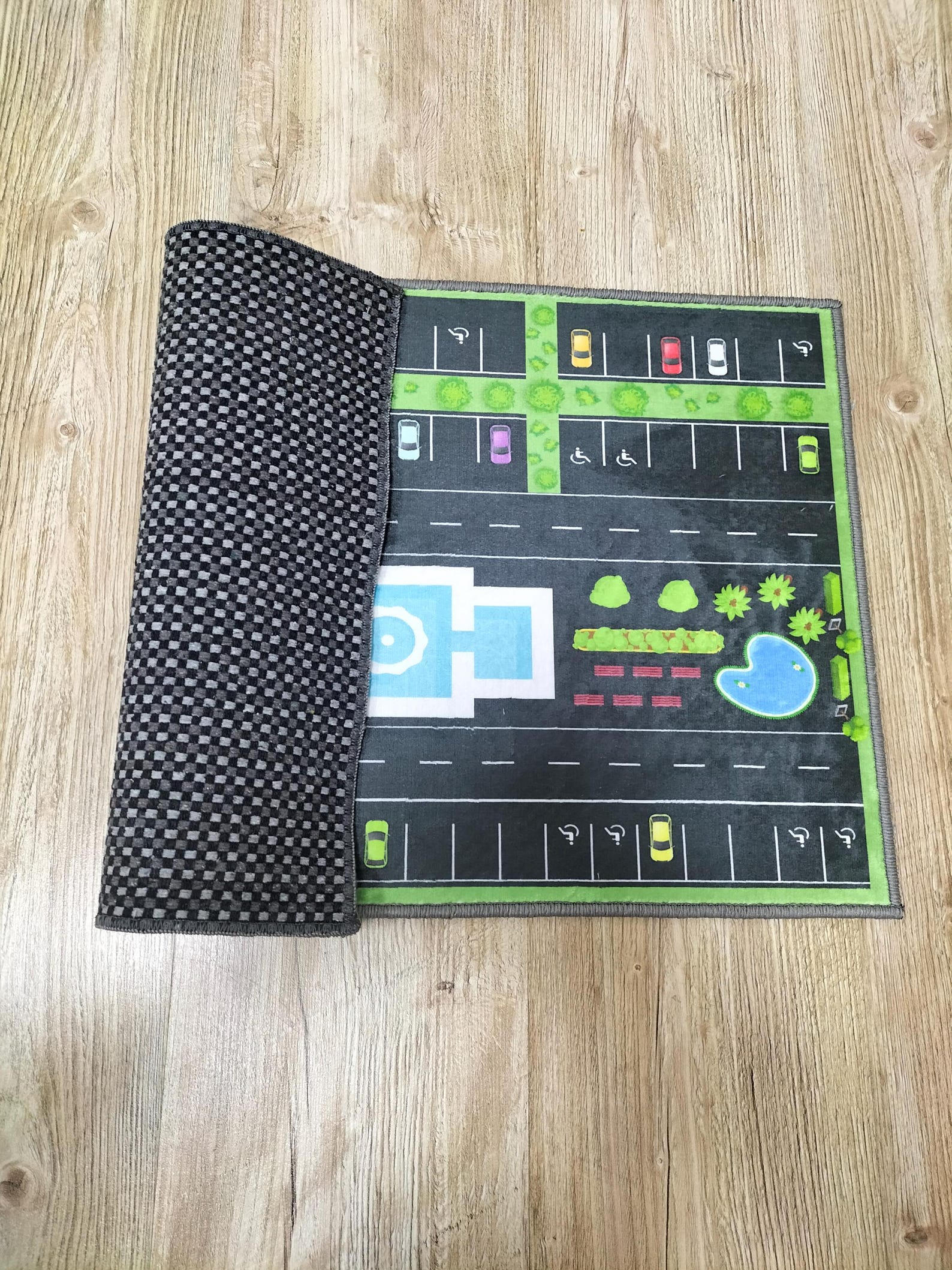 Car Parking Play Rug: Kids Room Activity Mat - Etsy