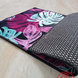 Colorful Clock Learning Rug for Kids Room, Round Educational Play ...