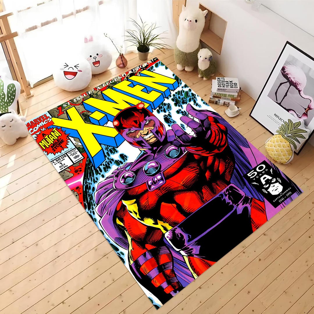X-men Cartoon Books Cover, X-men Rug, X-men Legend Carpet, Comic ...