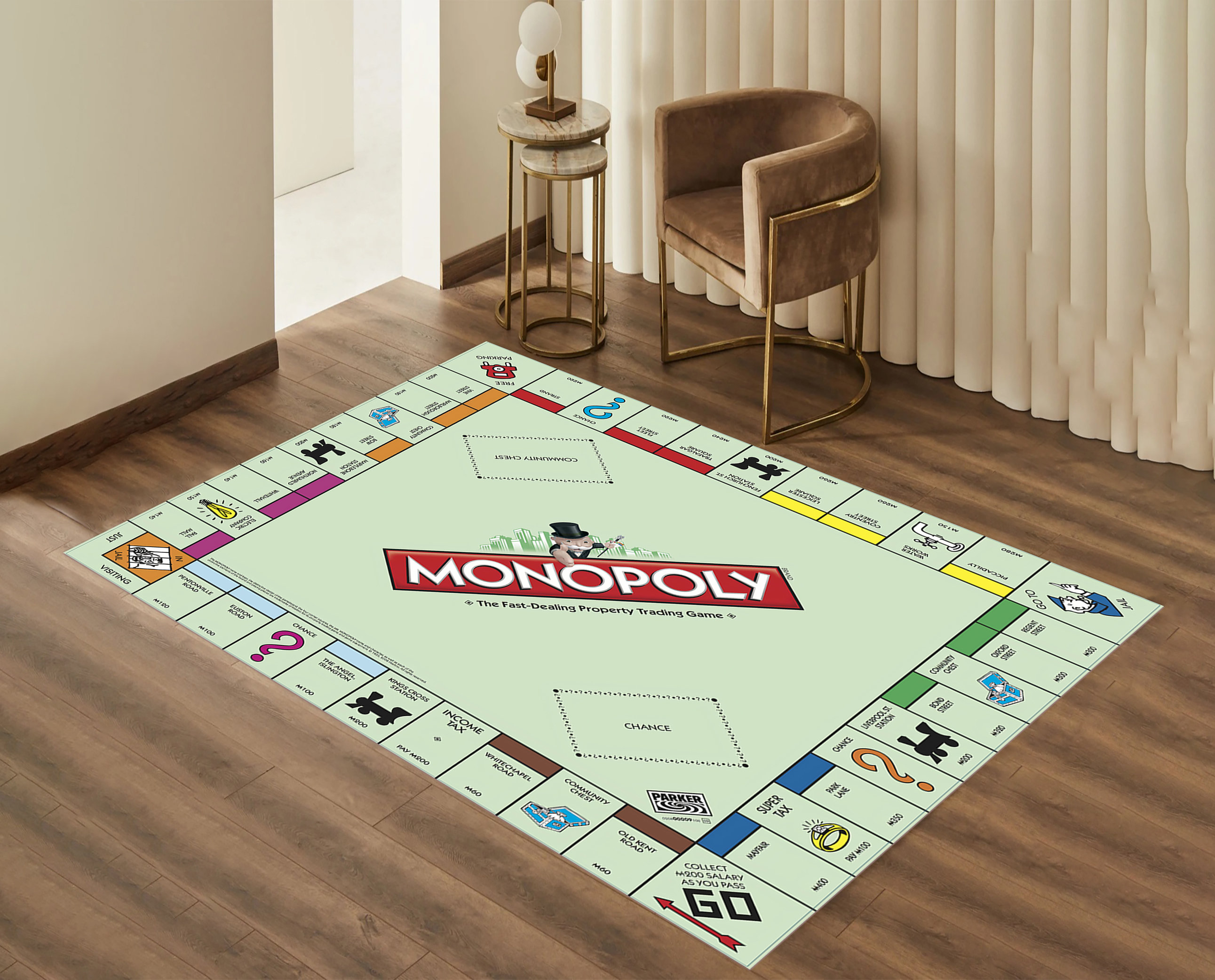 Monopoly Rug,monopoly Rugs,game Room Rug,game Room Rugs,area Rug ...
