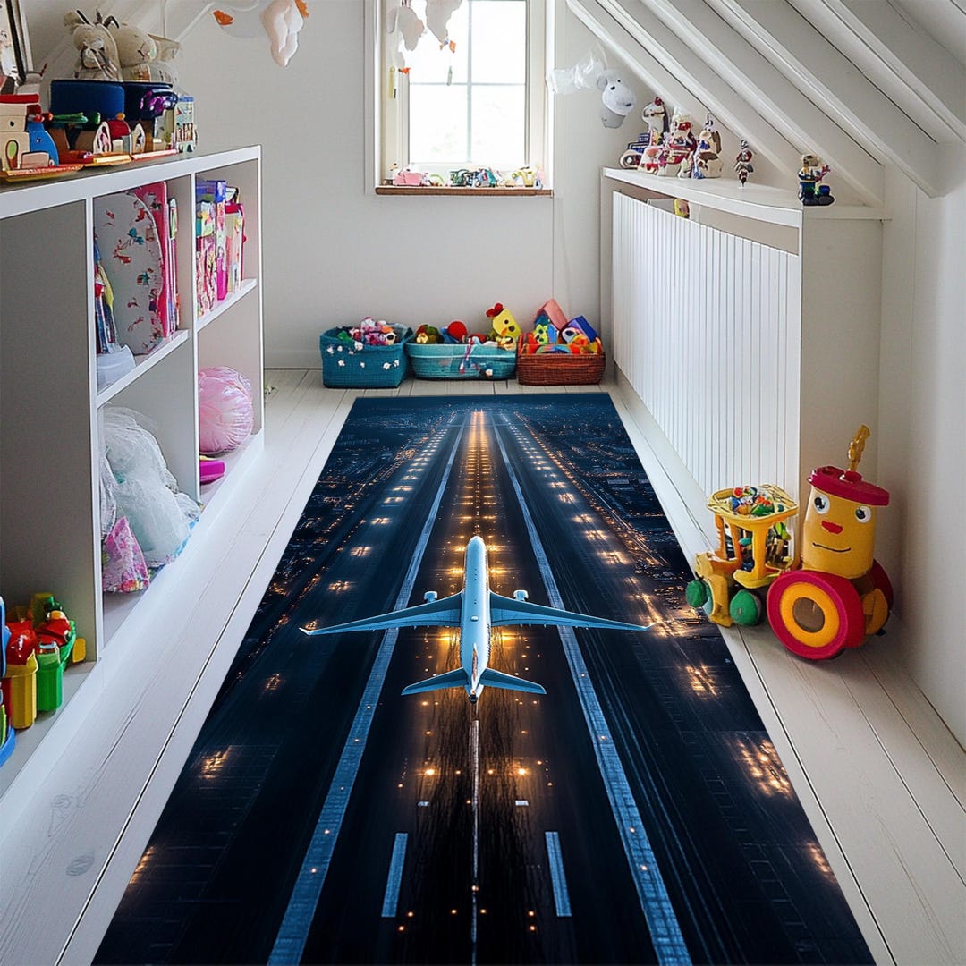 Runner Plane Rug,runway Rug,track Rug,aircraft Rug,airport Rugracing ...