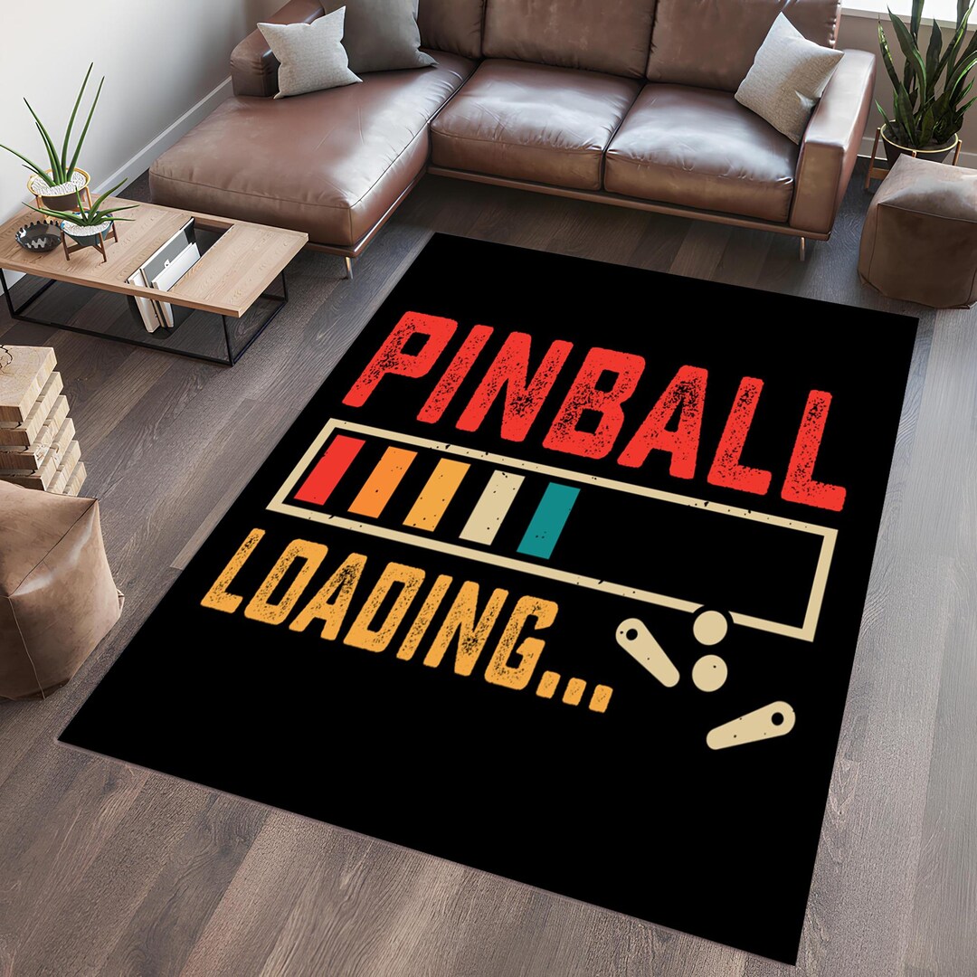 Pinball Rug,pinball Rugs,pinball Game Rugs,pinball Game Rug,game Room ...
