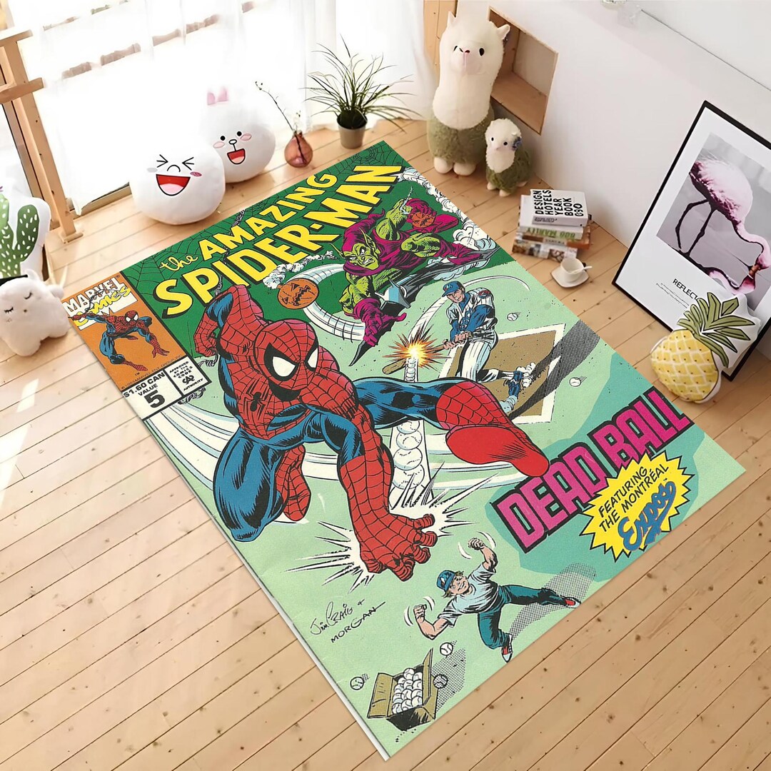 Legend Kids Rug, Spider Man,legend Cartoon Rug, Spiderman, Comic Book ...