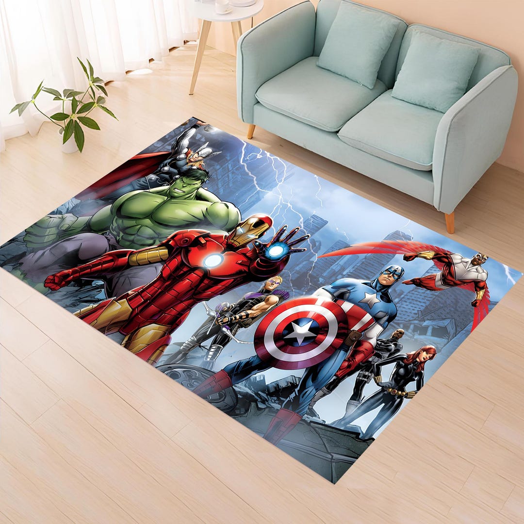 Superhero Rug, Superhero, Spiderman Rug, Super Hero Rug, Hulk Rug ...