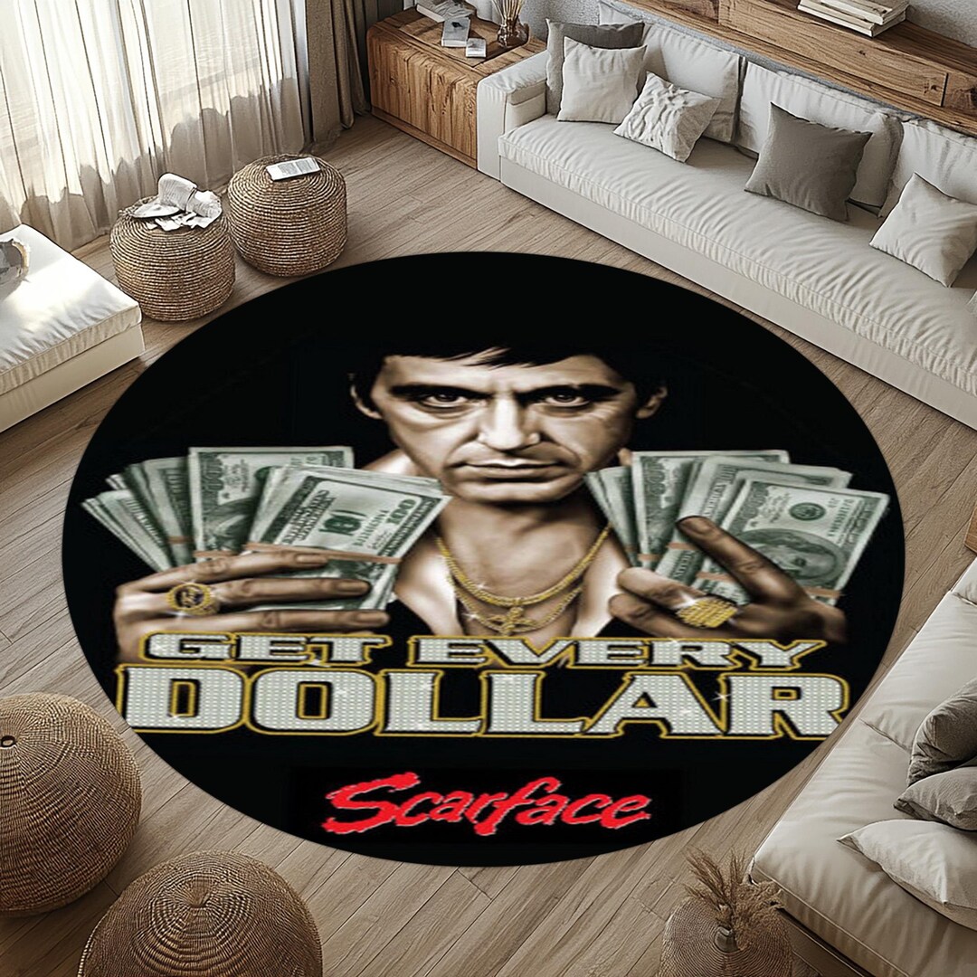 Scarface Decor, Get Every Dollar, Scarface Scarface Decor, Living Room ...