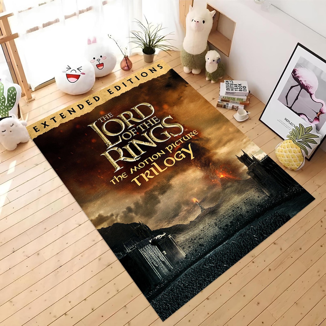 Lord of the Rings Carpet,lord of the Rings Rug, Lord of Rings Gift ...