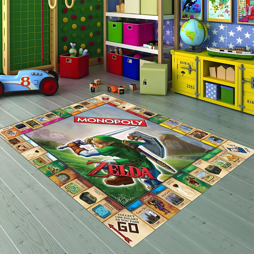 Monopoly Game, Family Games Rugmonopoly Rug, Game Rug, Monopoly Board ...