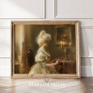 Decadent Young Woman | Wall Art Painting | 19th Century Woman Portrait ...