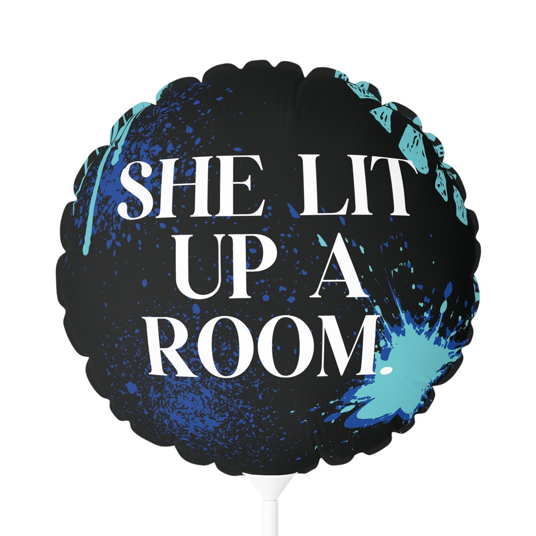 She Lit up A Room, True Crime Balloon, True Crime Party, Gift for True ...