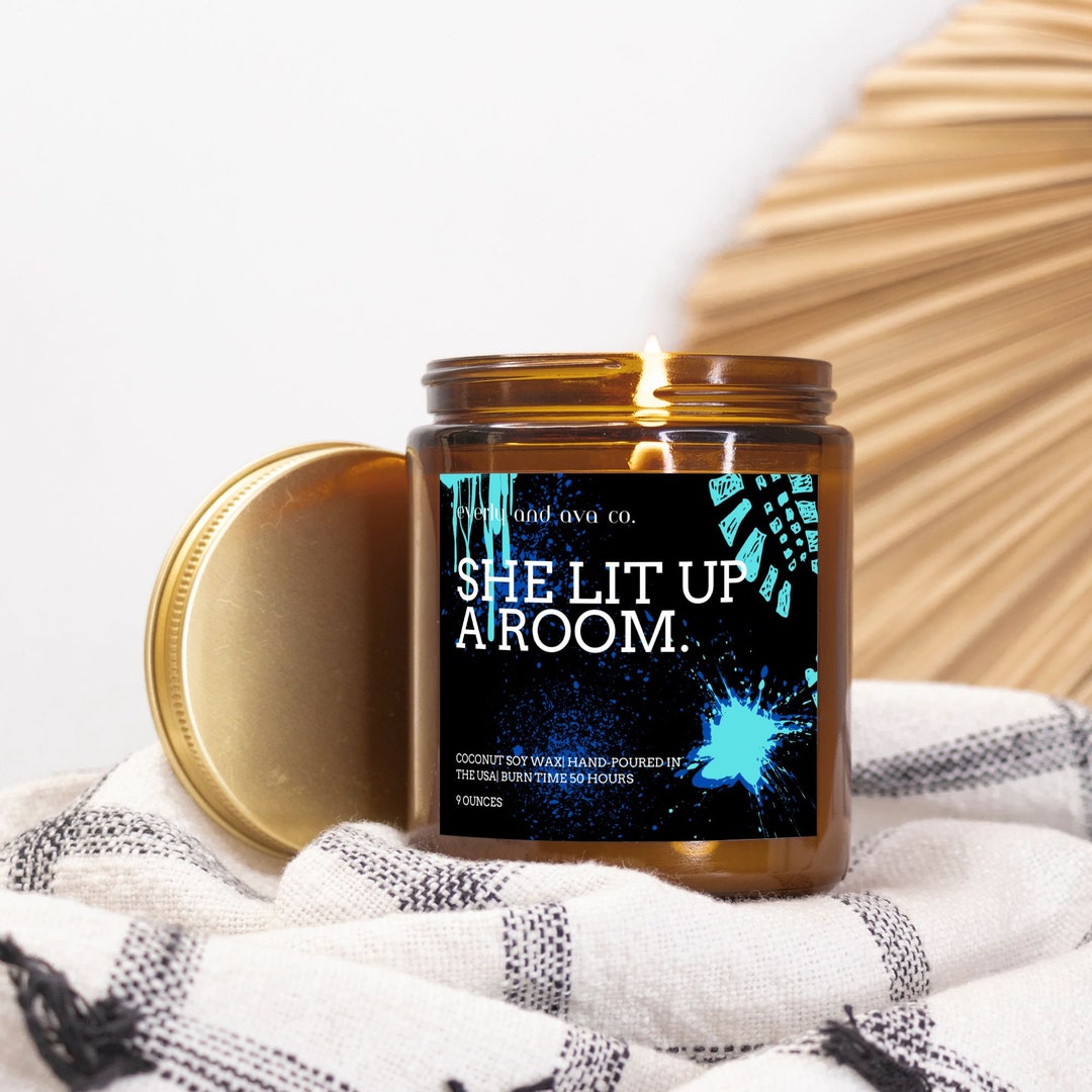Luminol She Lit up a Room, True Crime Gifts, True Crime Candle, True ...