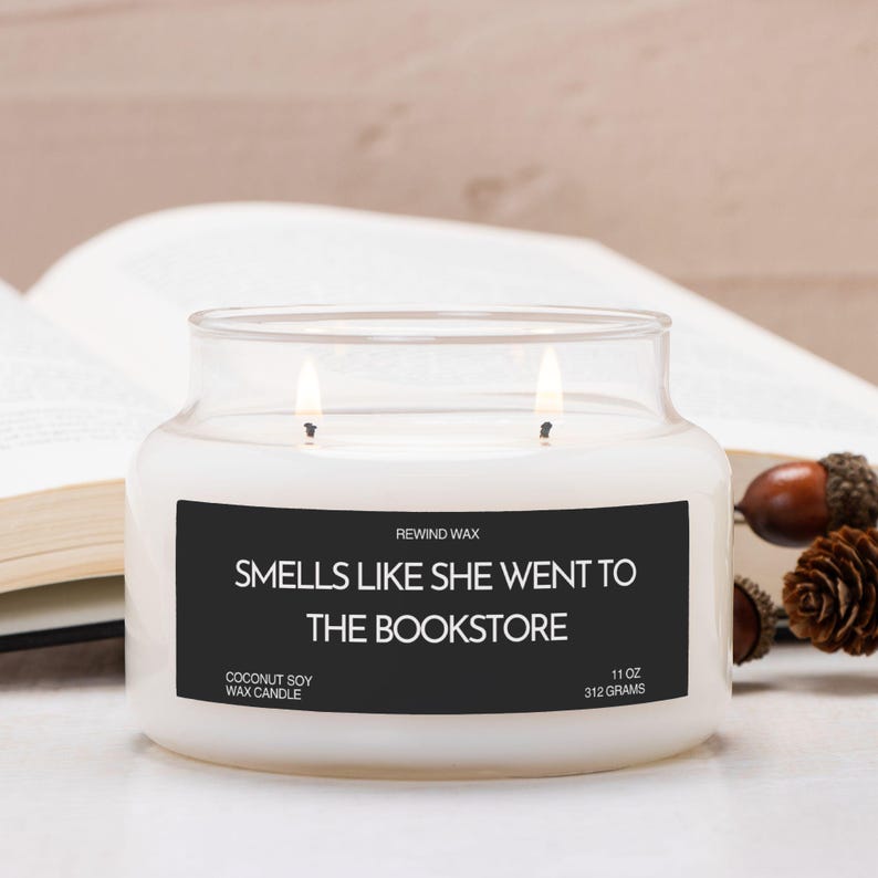 Bookshop, Candle for Reader, Bookish, Literature, Bookworm, Gift for ...