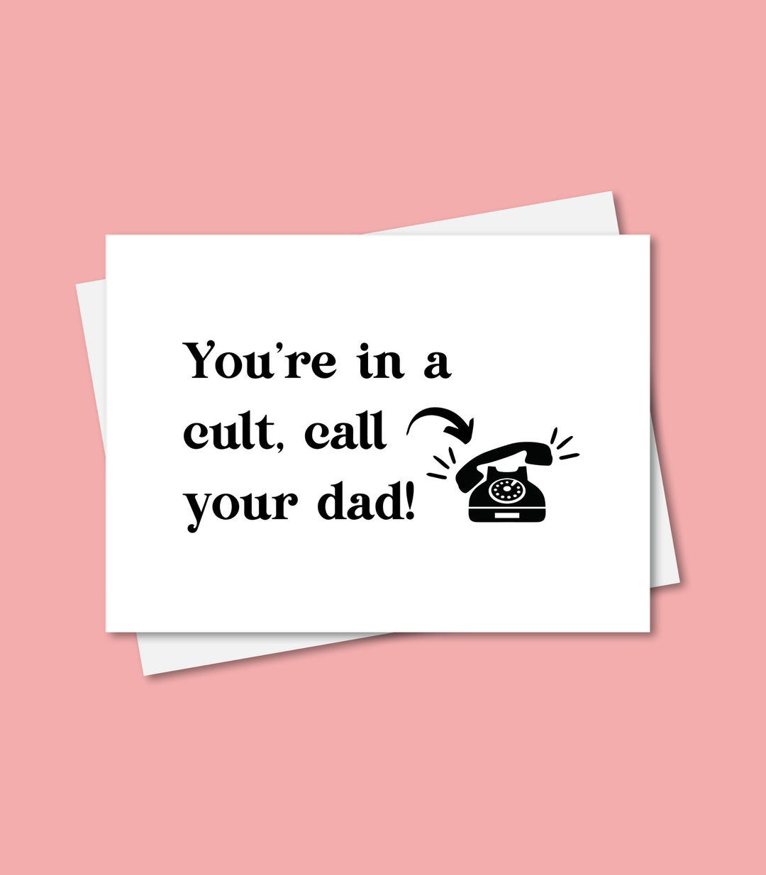 You're in a Cult Call Your Dad Matte Art Print, True Crime, True Crime ...