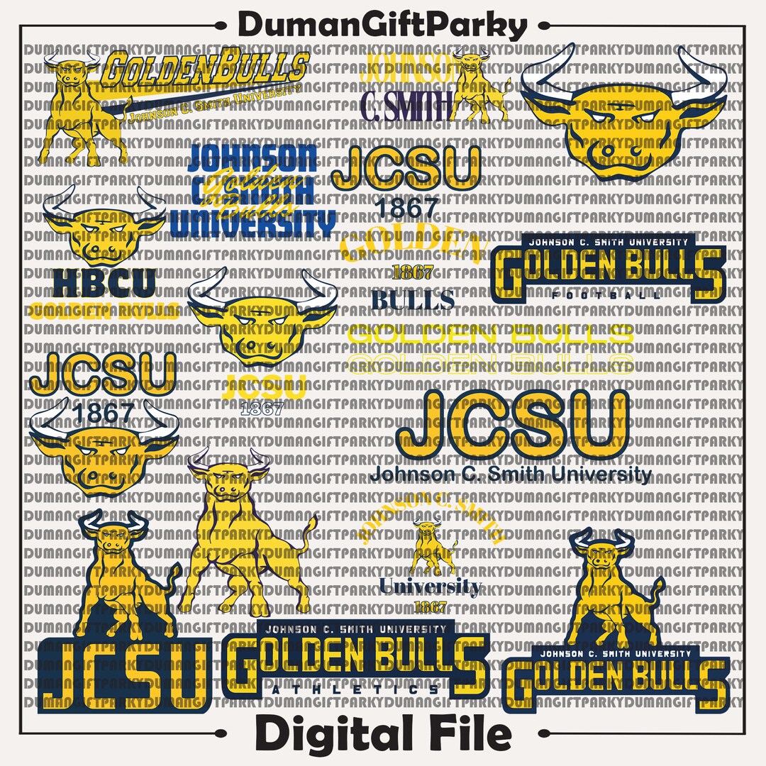 Johnson C Smith University SVG Bundle, Golden Bulls, HBCU, JCSU ...