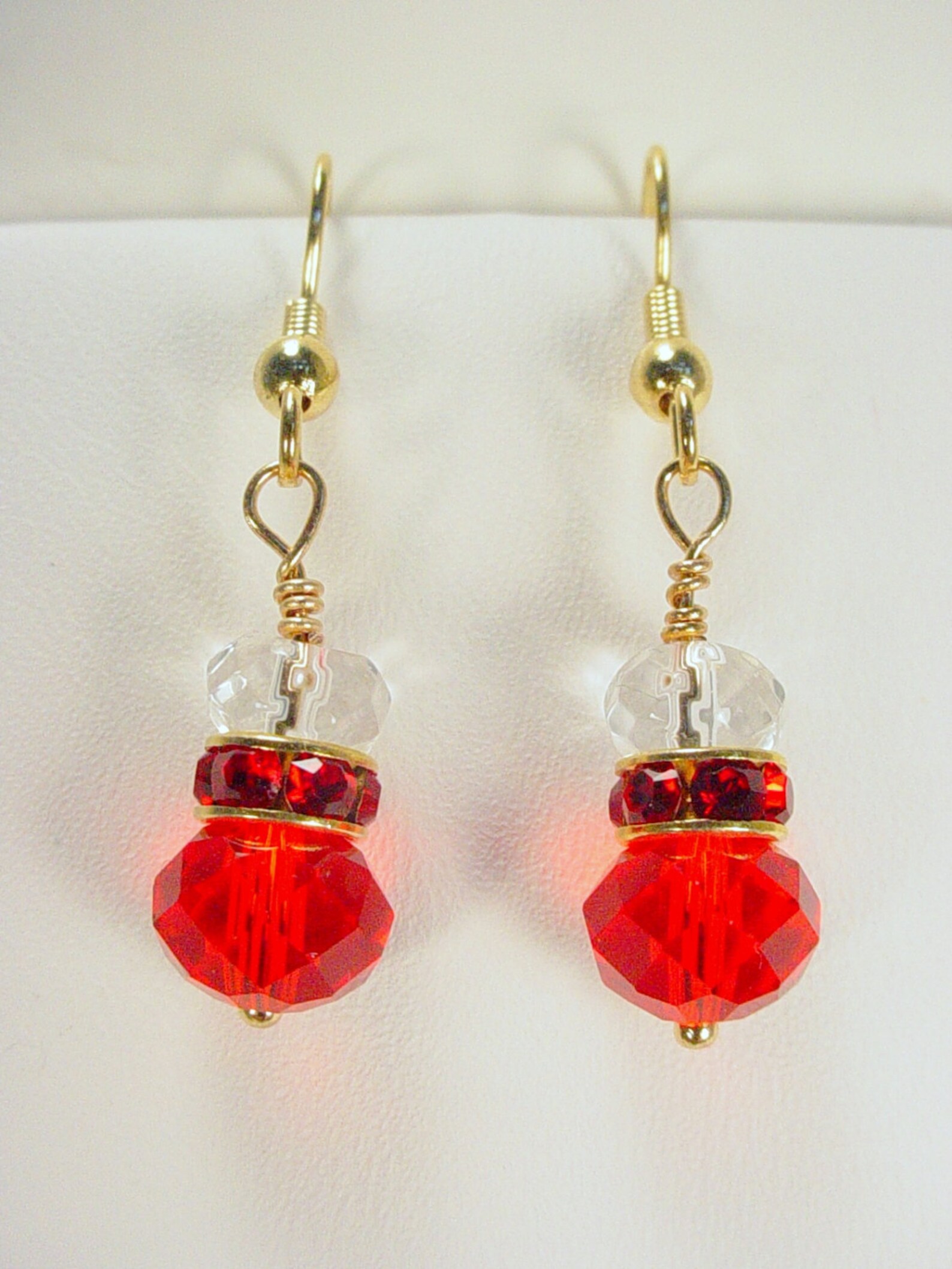 Earrings in Bright Spring Colors With Sparkly Crystal, Rhinestone ...