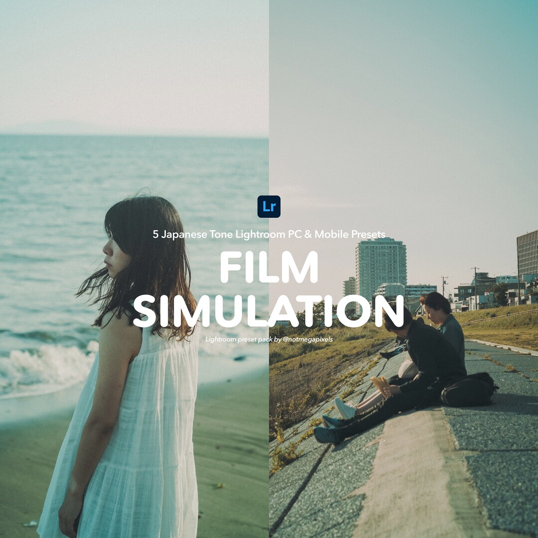 5 Japanese Tone Film Simulation Presets | for Lightroom PC & Mobile - Etsy