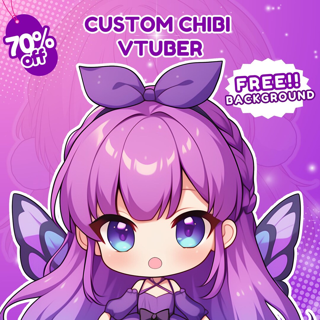 Custom Chibi Live2d Model | Vtuber Design | Vtuber Chibi | Cute Vtuber Chibi L | Chibi Vtuber ...