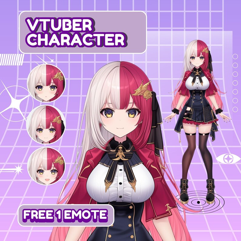 CUSTOM VTUBER LIVE2D Vtuber Asset, Vtuber Model, Vtuber Commission, Custom Vtuber, Vtuber ...