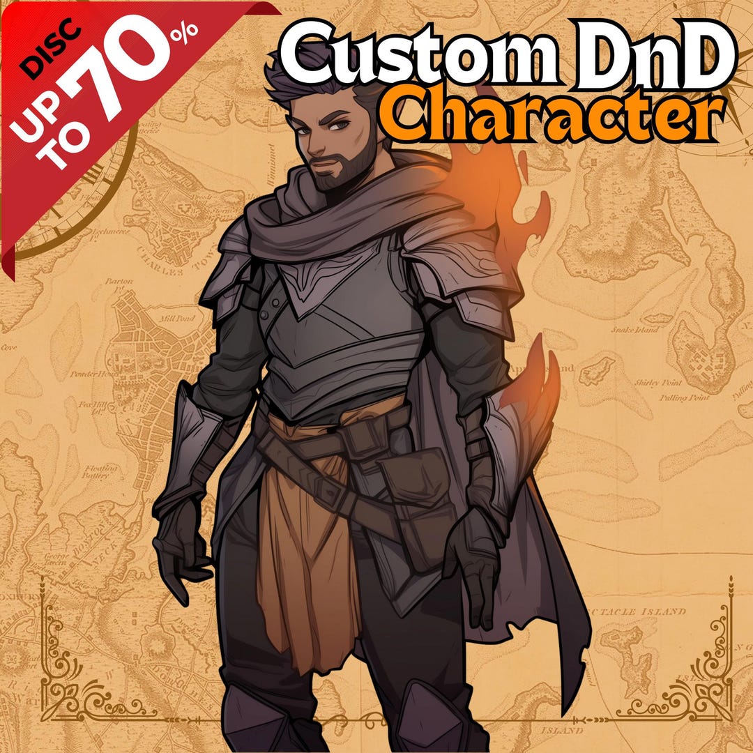 Custom Dnd Character Dnd Commission, Custom Fantasy Character, RPG ...