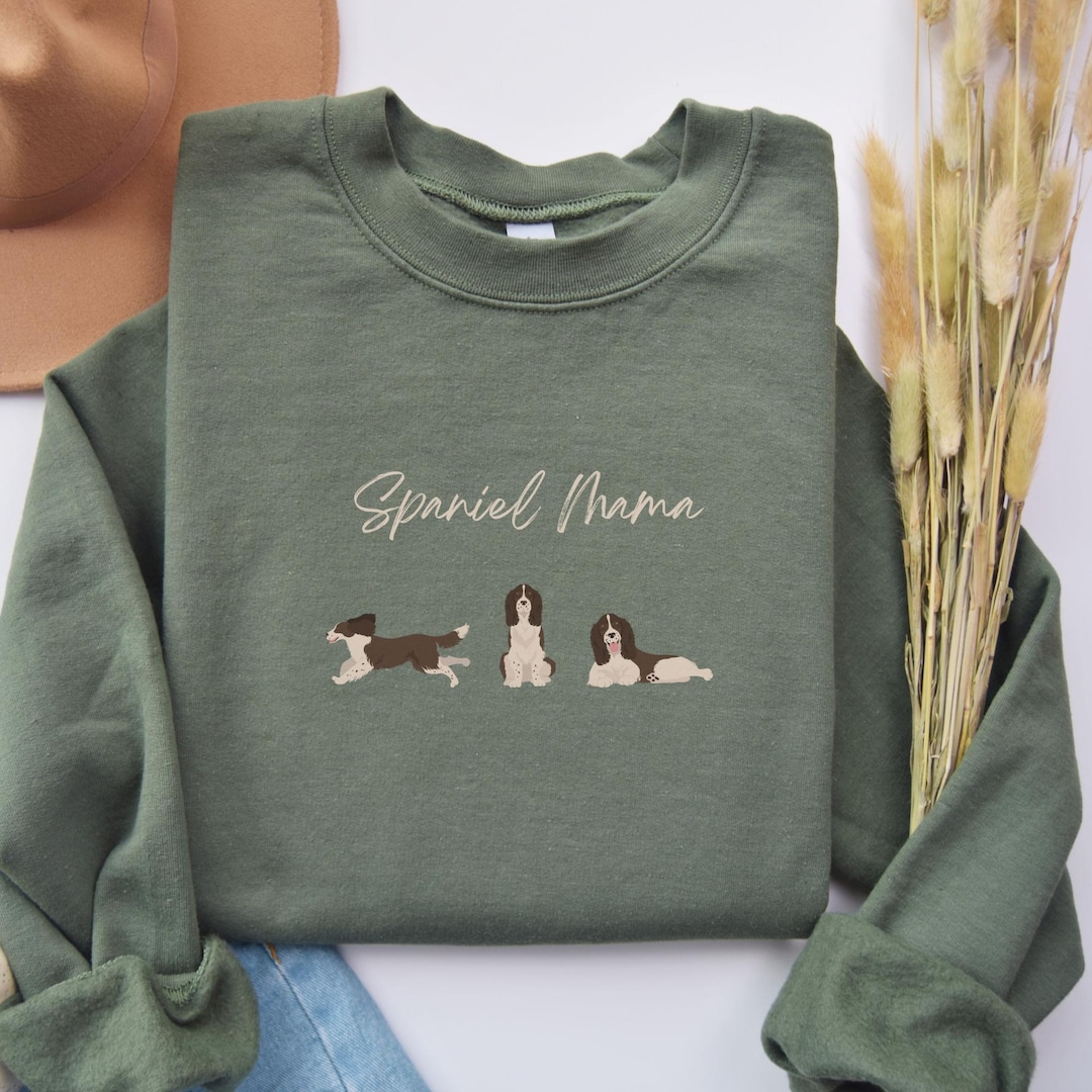 Spaniel Mama Sweatshirt Springer Spaniel Dog Sweater - Etsy