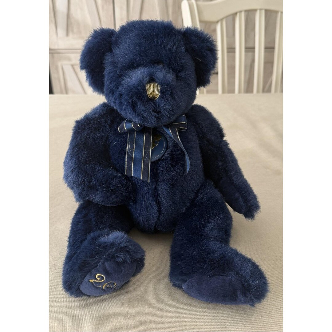 Vintage Build A Bear Blue Teddy Bear Plush 2001 Y2K Collectible Cozy ...