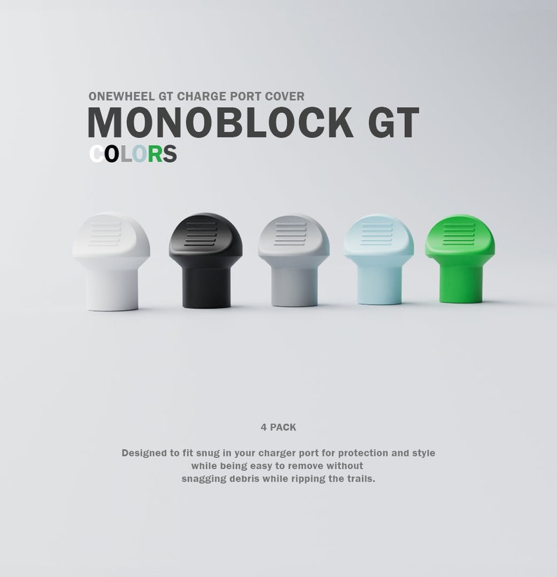 Monoblock - One Wheel GT Charger Port Cover (4 Pack) - Etsy