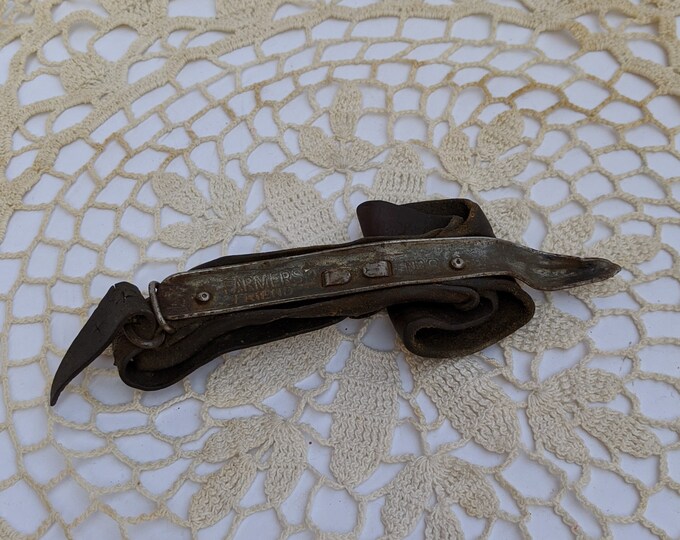 Antique Corn Husking Tool, Leather, Farmer’s Friend No. 8, Farmhouse ...