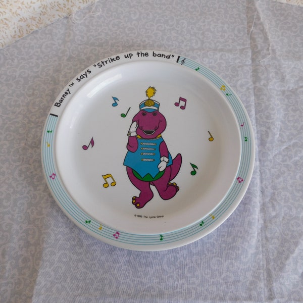 Barney Plate - Etsy