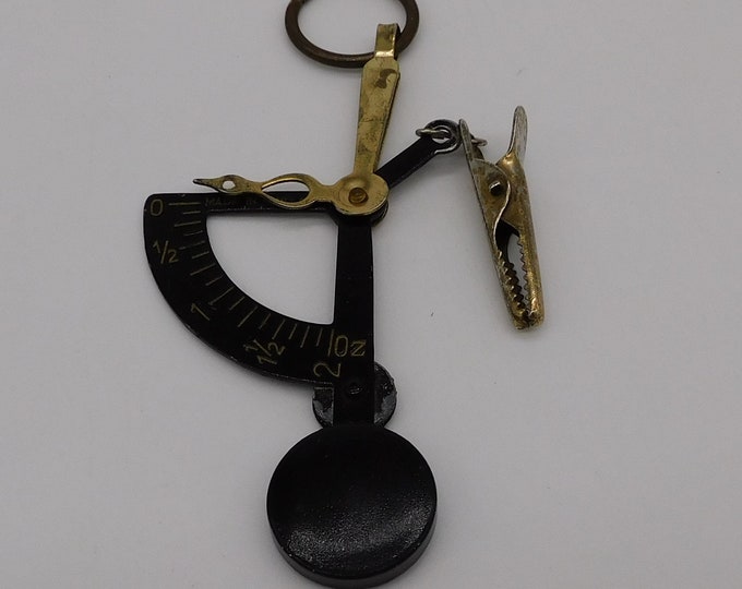 Vintage Letter Scale, Original Box and Holder, Marked Sterling, Chicago ...