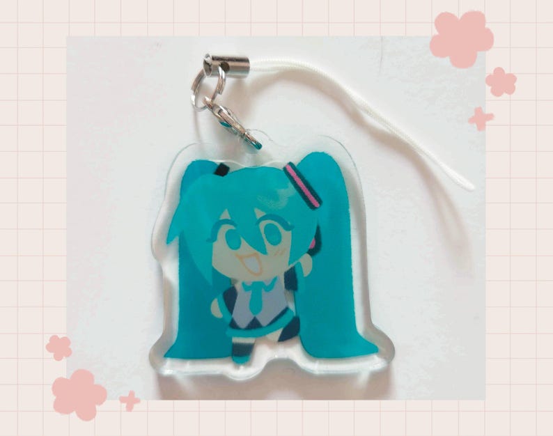 Miku 1.5" Mini Charm - Etsy