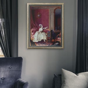 French Rococo Fine Art Print, Elegant Gallery Poster Print, Antique ...