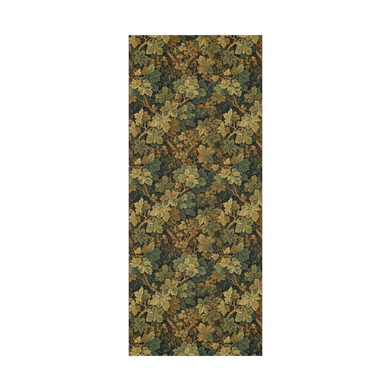 French Verdure Tapestry Gift Wrap Paper, Antique Foliage Design ...