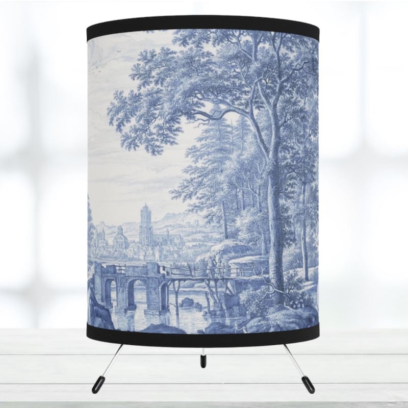 Blue and White Delft Lamp - Etsy