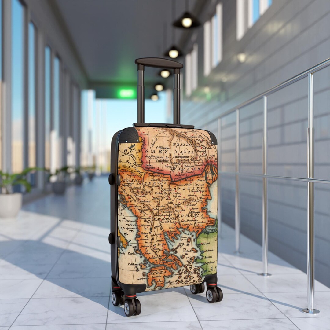 Vintage Old Maps Suitcase - Stylish and Durable Travel Bag for ...
