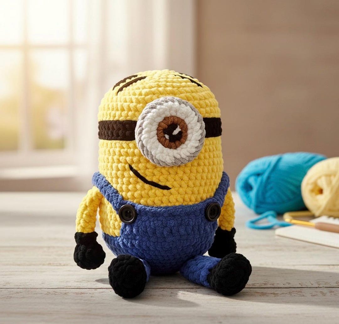 Minion Crochet Pattern: DIY Amigurumi Despicable Me Toy (PDF Pattern - Etsy