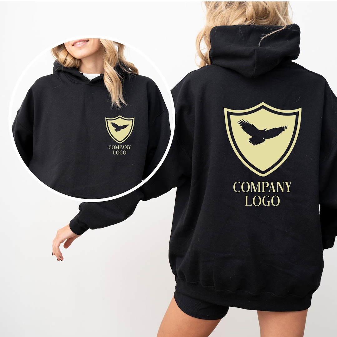 Custom Company Logo Hoodie, Custom Design Hoodie, Personalized Logo ...