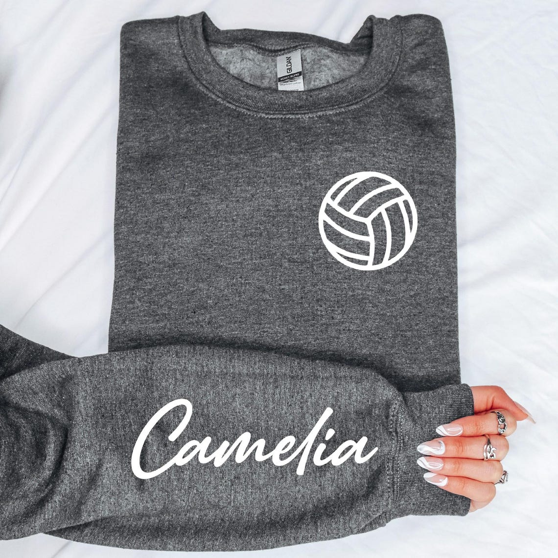 Custom Name Volleyball Sweatshirt,personalized Volleyball Sweatshirt ...