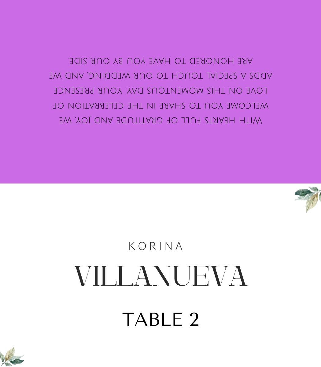 Place Name Card Setting Peony Design Watercolor and Handwriting Script ...