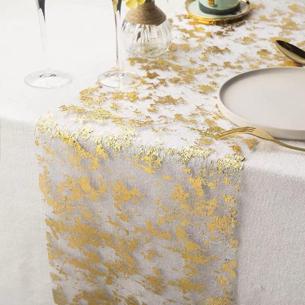 Gold Wedding Table Runners - Etsy