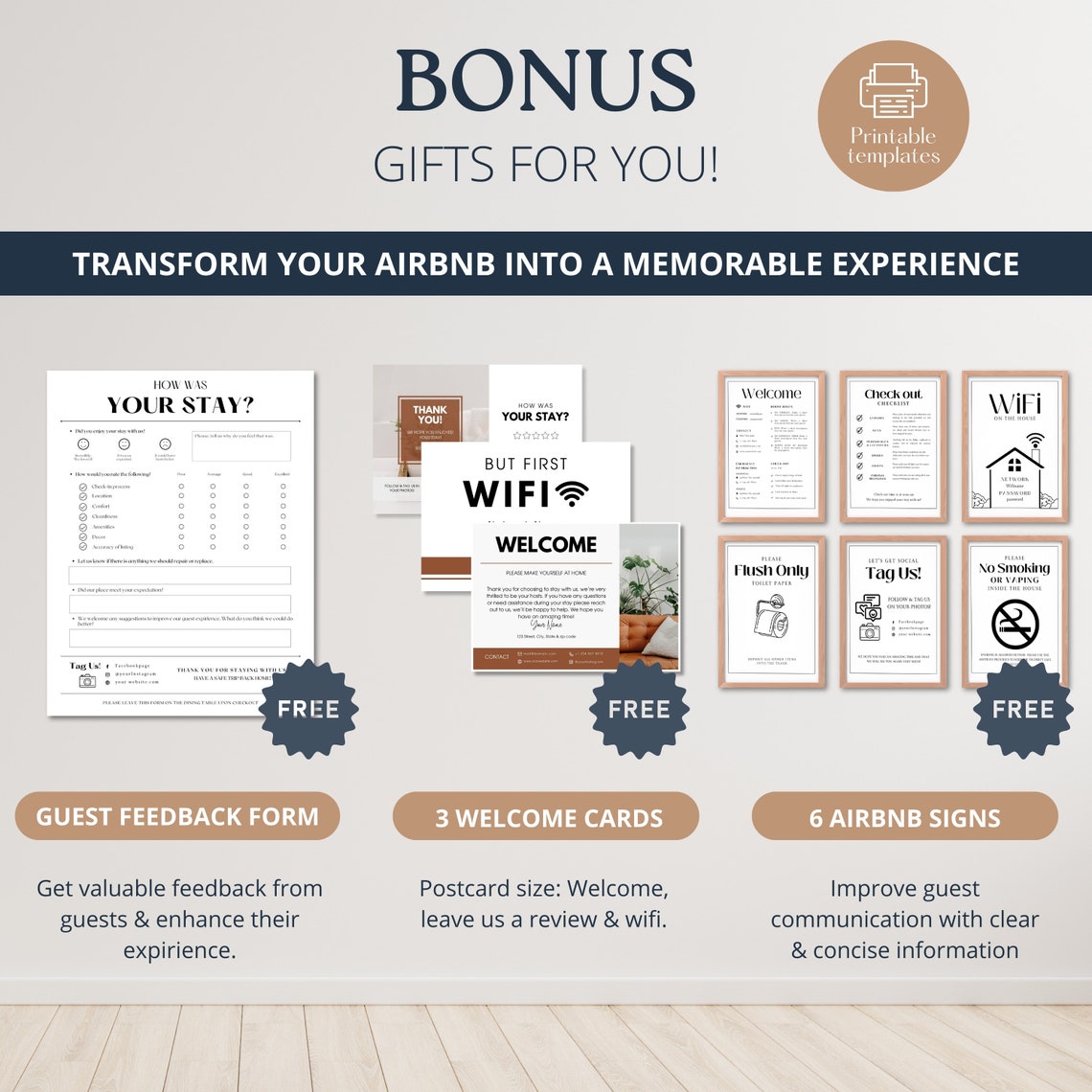 Airbnb Checklist Templates, Inventory Tracker, Cleaning Checklist, Task ...