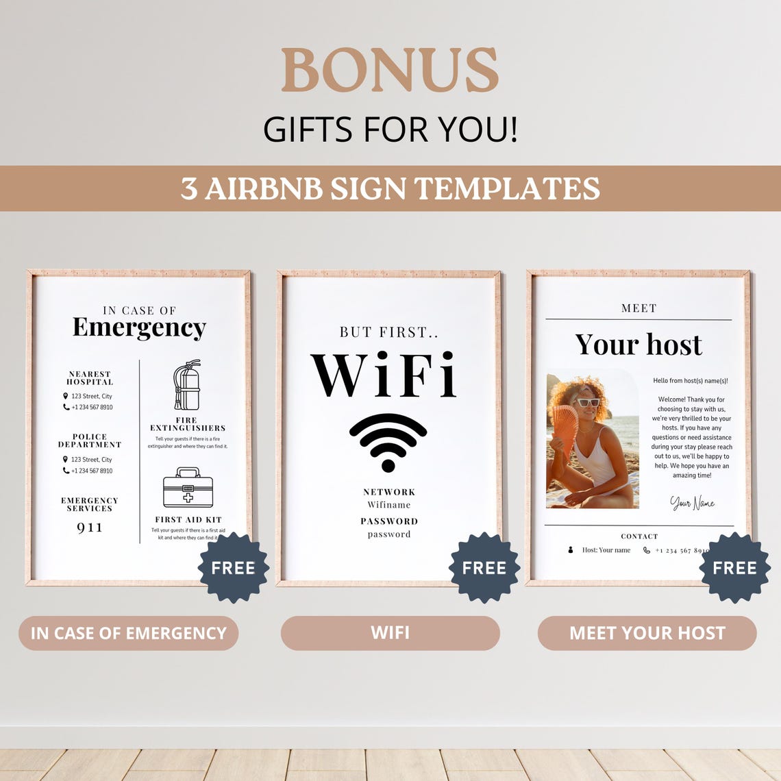 Airbnb Guest Rules Sign, Printable Host Rules Template, Vacation Rental ...