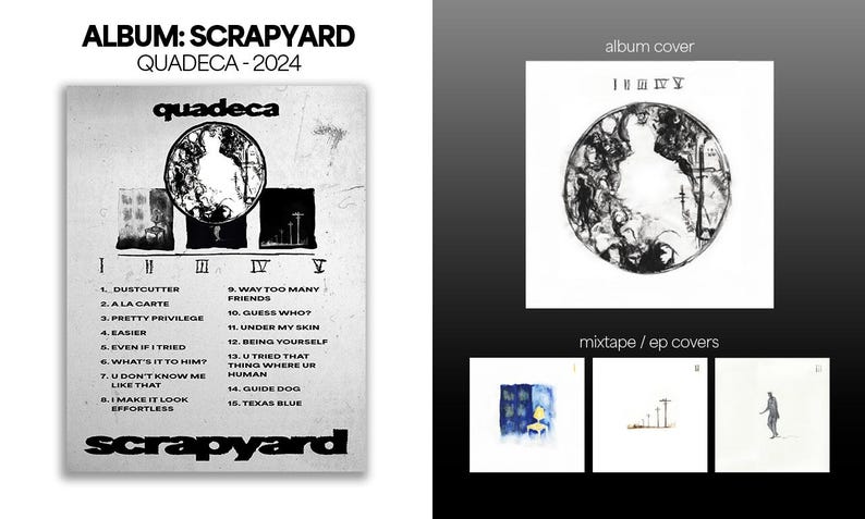 Quadeca Scrapyard Album Poster - Etsy