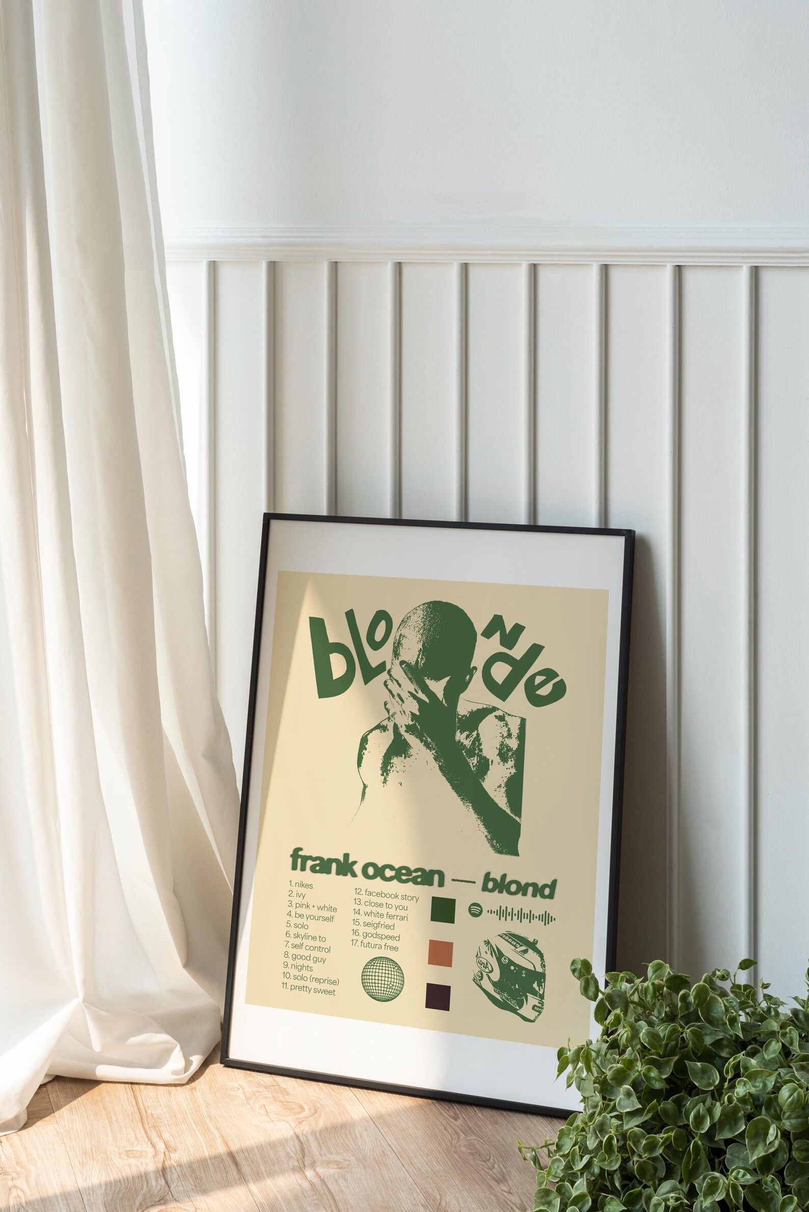 Frank Ocean Blonde Album Poster, 8.5" X 11" - Etsy