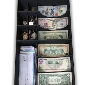 3D Printable Cash Organizer STL File - Etsy