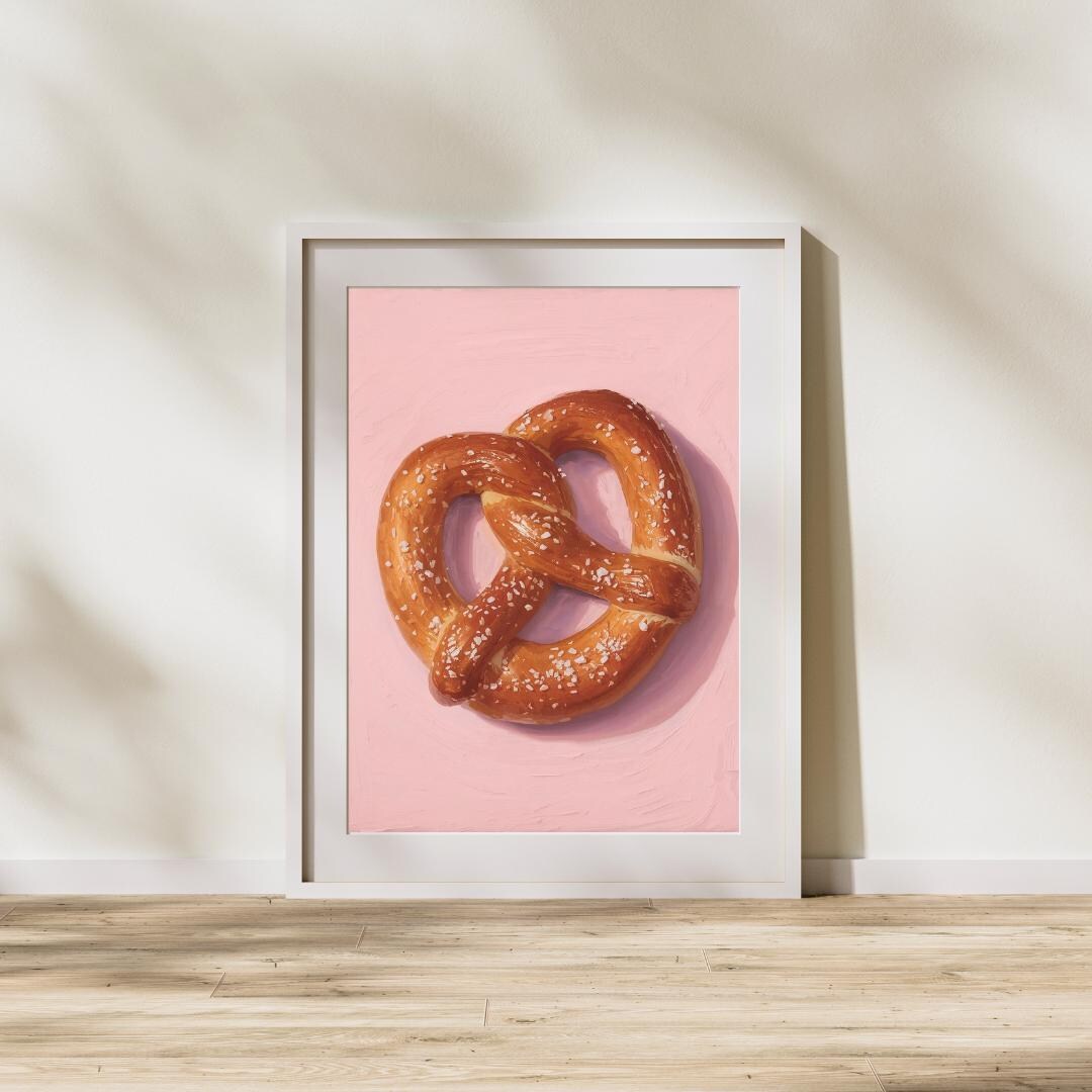 Pretzel Downloadable Digital Painting Art Print: Circus, Carnival ...