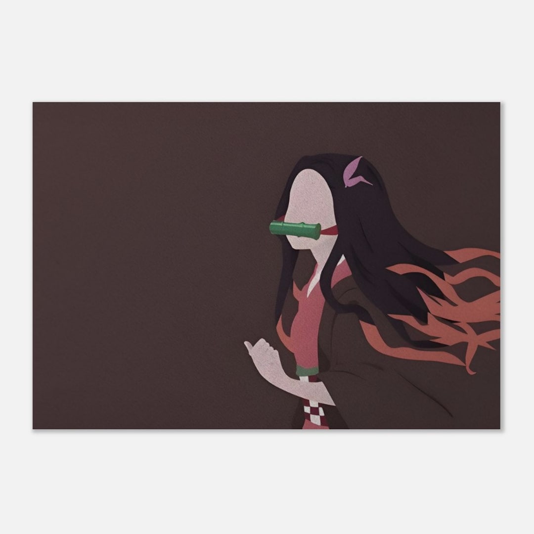 Demon Slayer Nezuko Metal Poster High Quality Gift, Anime Poster, Anime ...