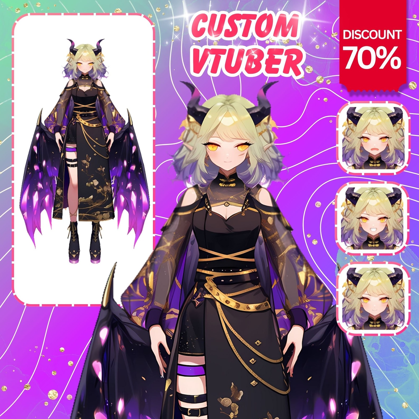 Custom Vtuber, Vtuber Live2d Model, Vtuber Rigging, Vtuber Model ...